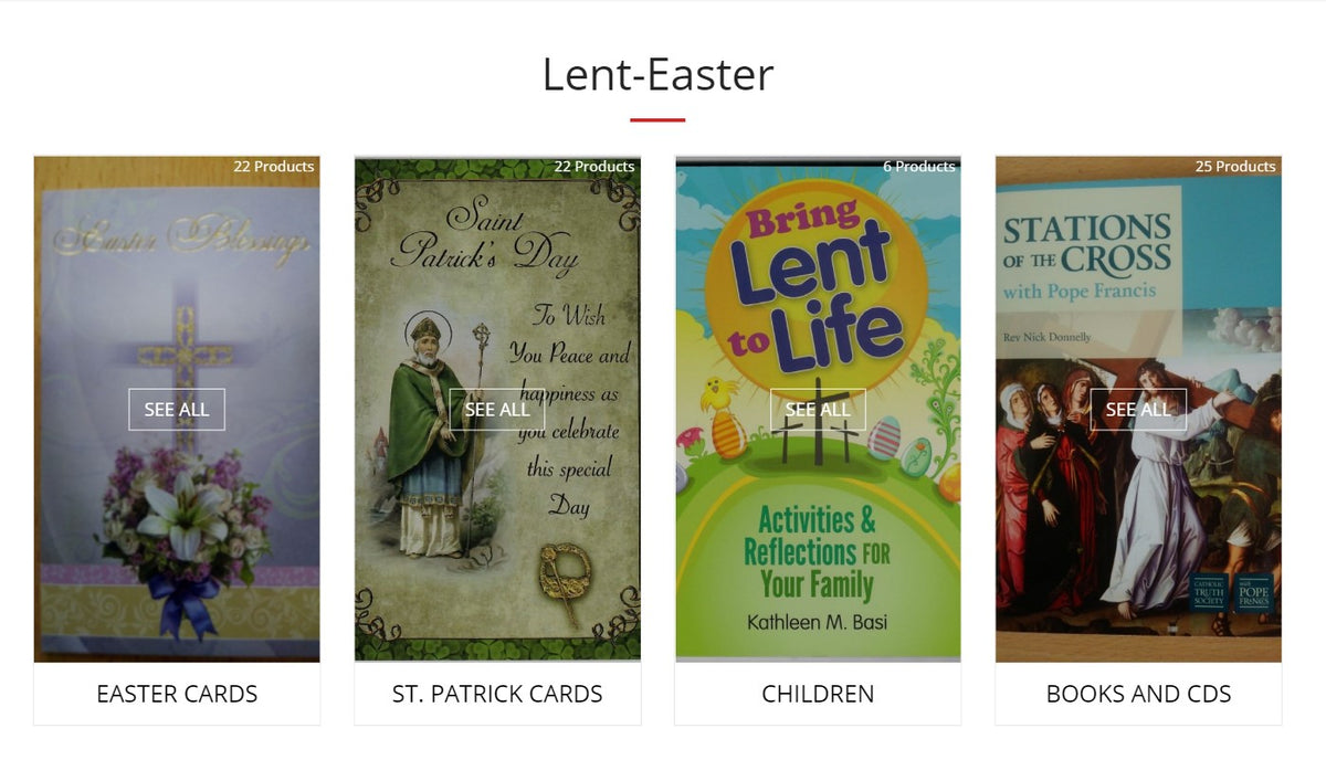 LENT-EASTER — St. Rita's Shop