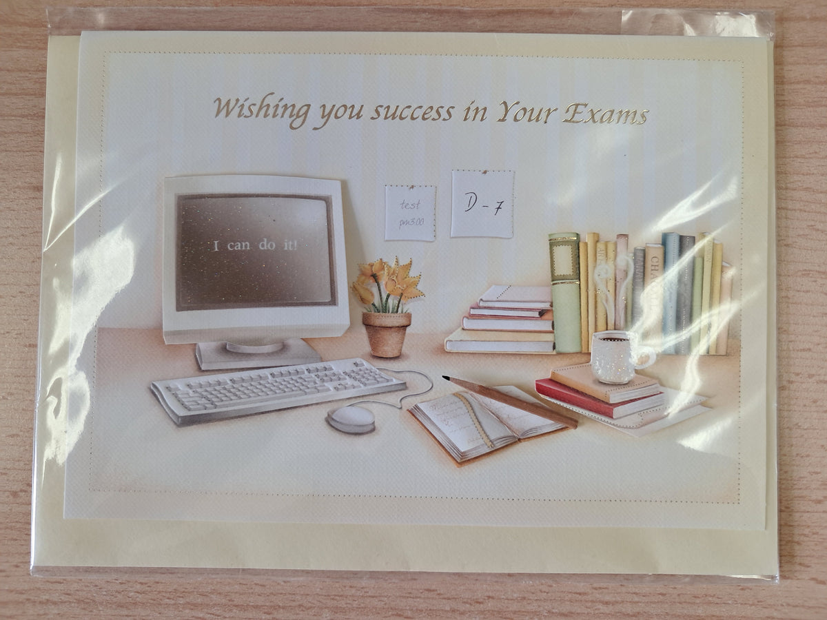 Good Luck in your Exams - card (24075) — St. Rita's Shop